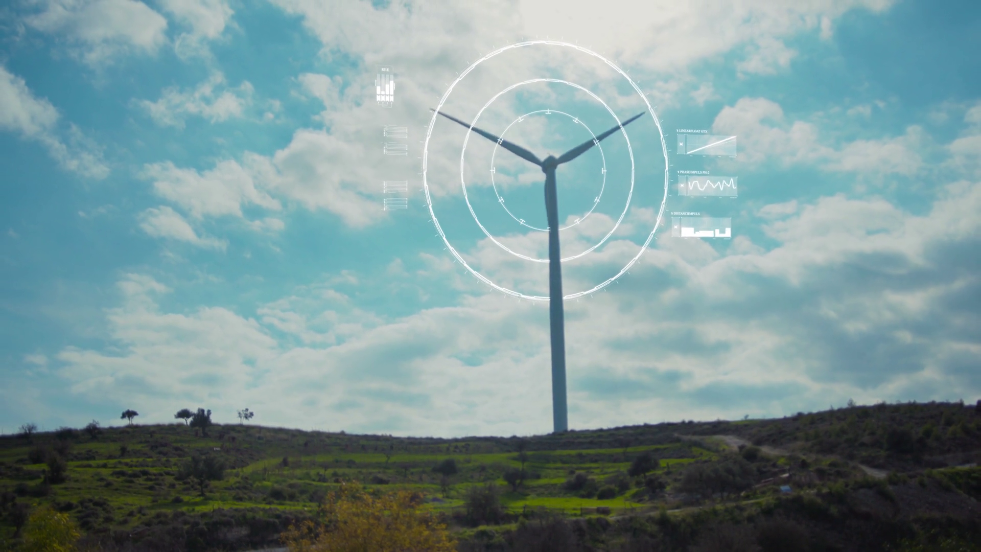 Wind Power Green Ecology Windmills With Stock Footage SBV-352149342 ...