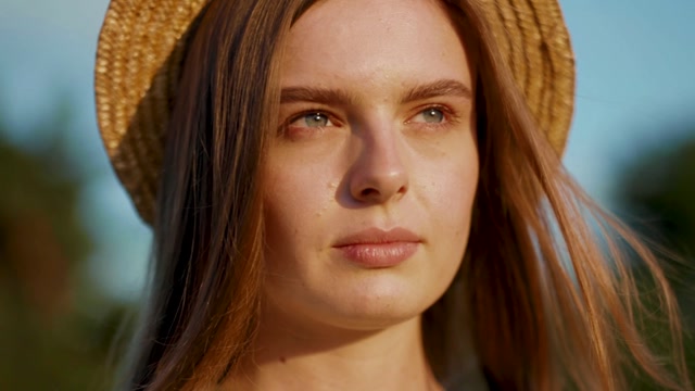 Beautiful Woman Closeup Stock Footage: Royalty-Free Video Clips - Storyblocks