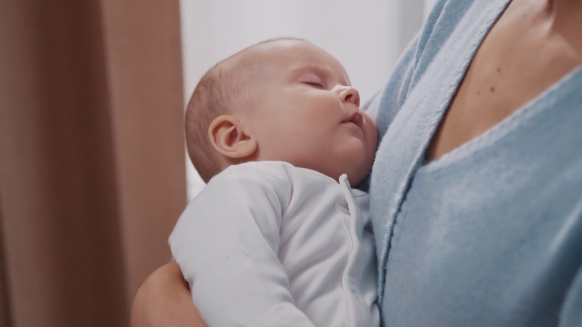 In Mother S Arms Charming Cute Newborn Baby Stock Footage SBV-352714151 ...