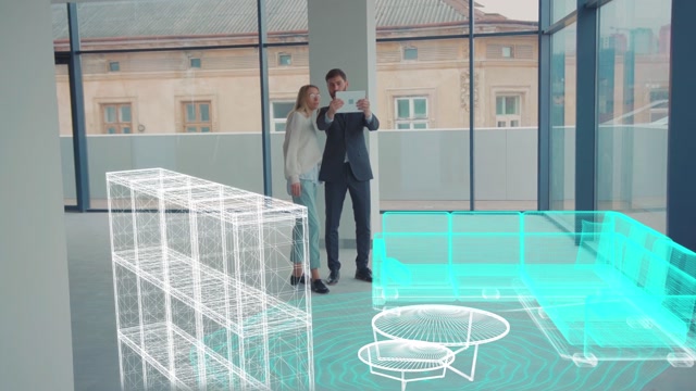 Hologram Building Stock Footage: Royalty-Free Video Clips - Storyblocks