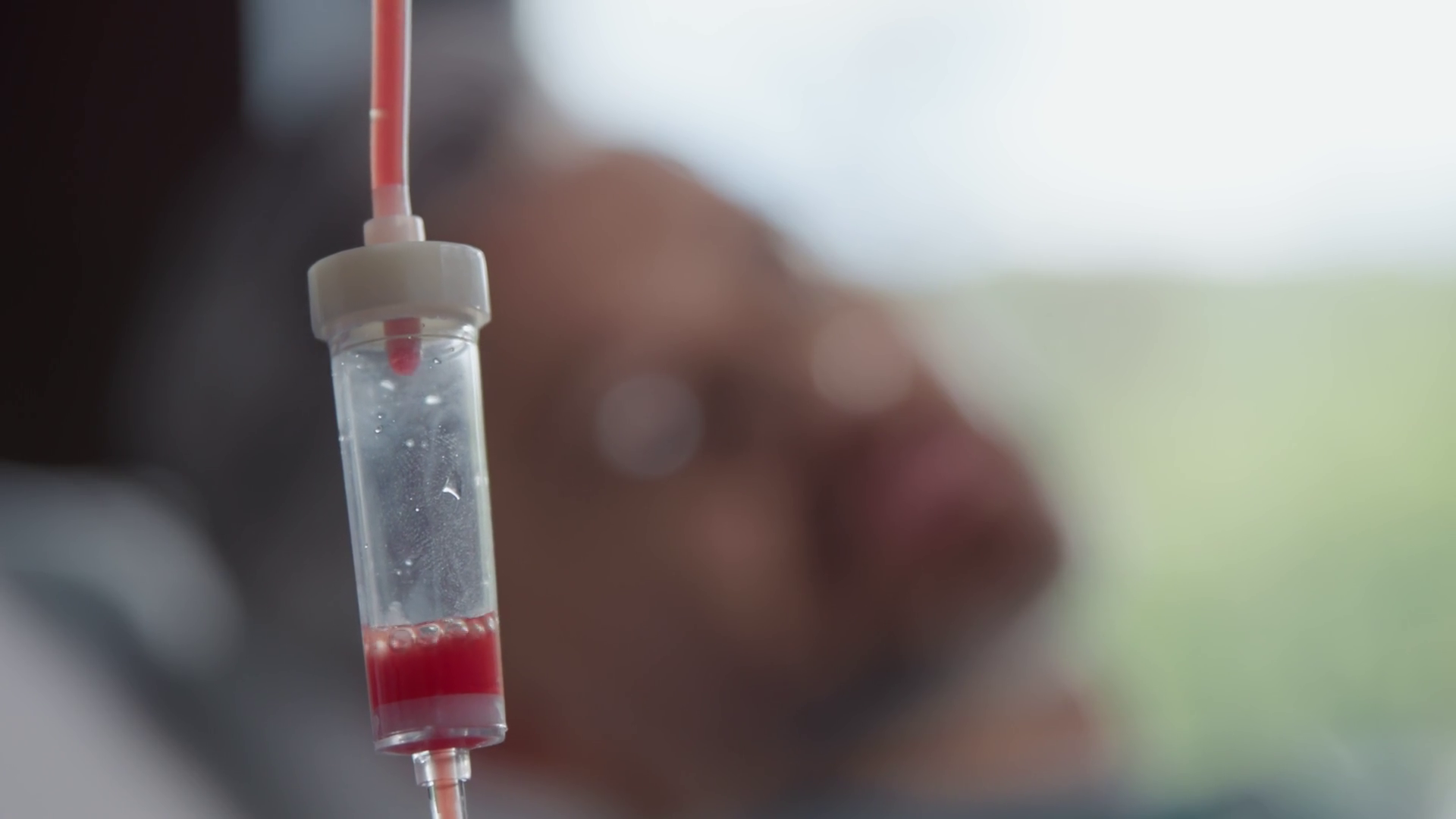 In Hospital Room Shot Of Blood Transfusion Stock Footage SBV-352182082 ...