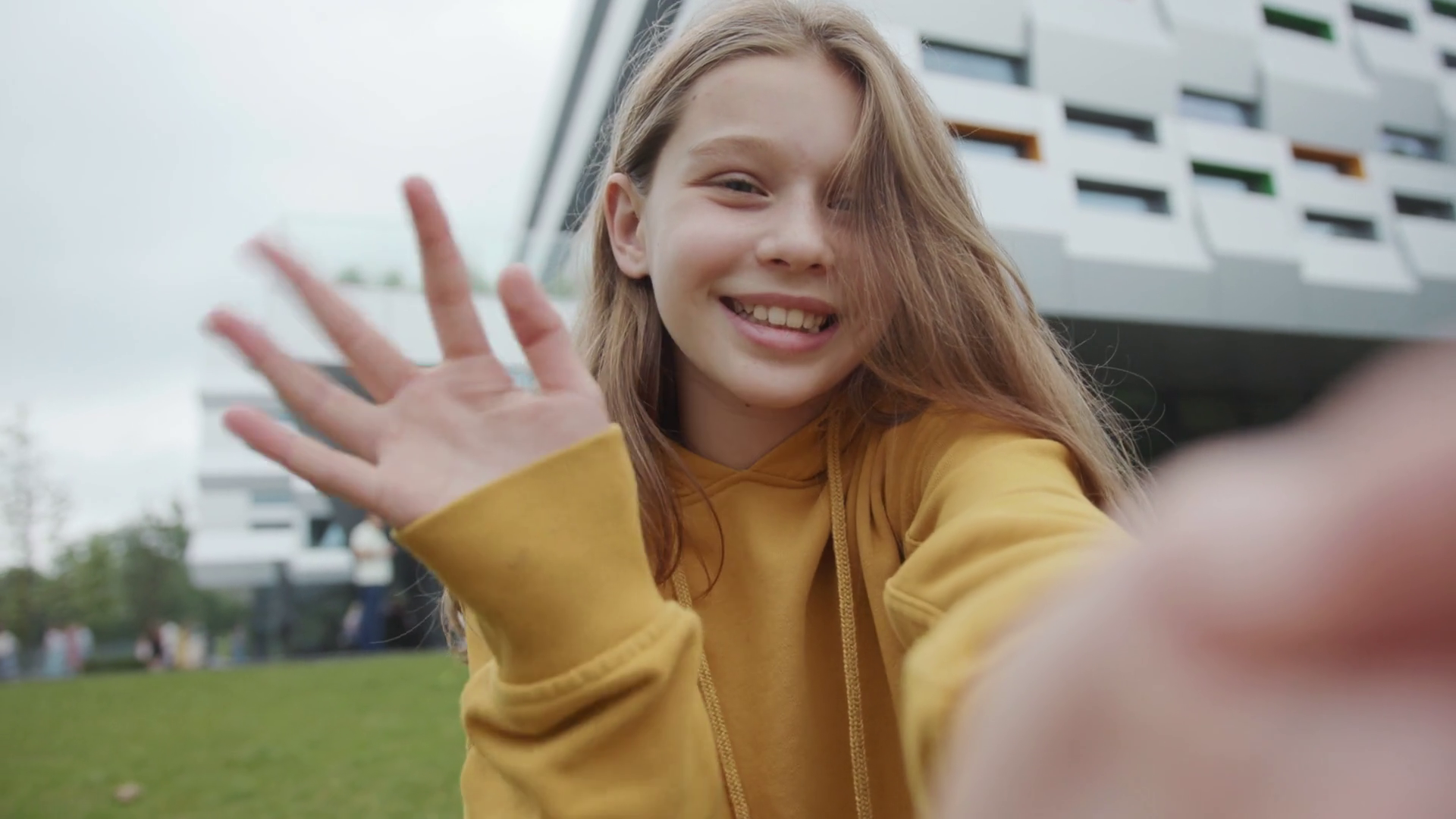 Portrait Of Adorable Pretty Schoolgirl Stock Footage SBV-352174787 - Storyblocks