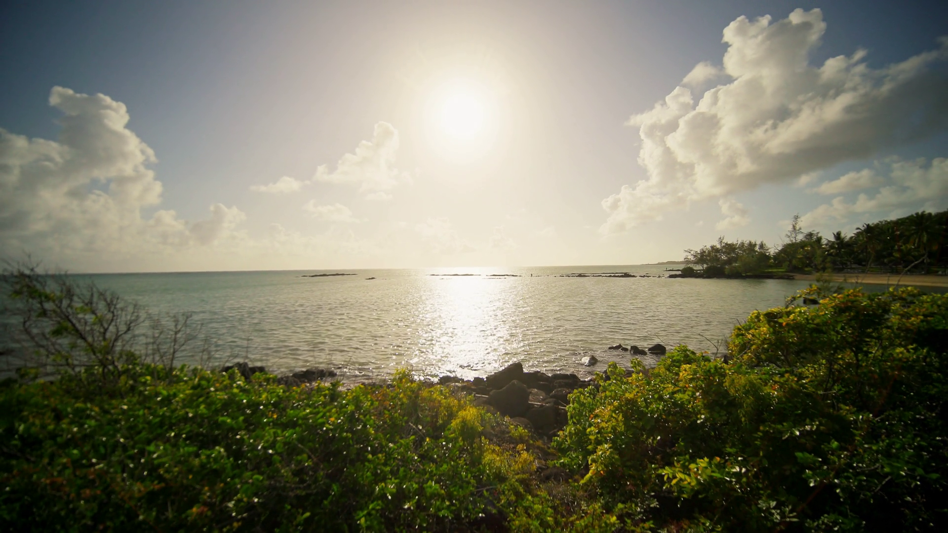 The Video Shows Oceans Beauty From Midday To Stock Footage SBV ...