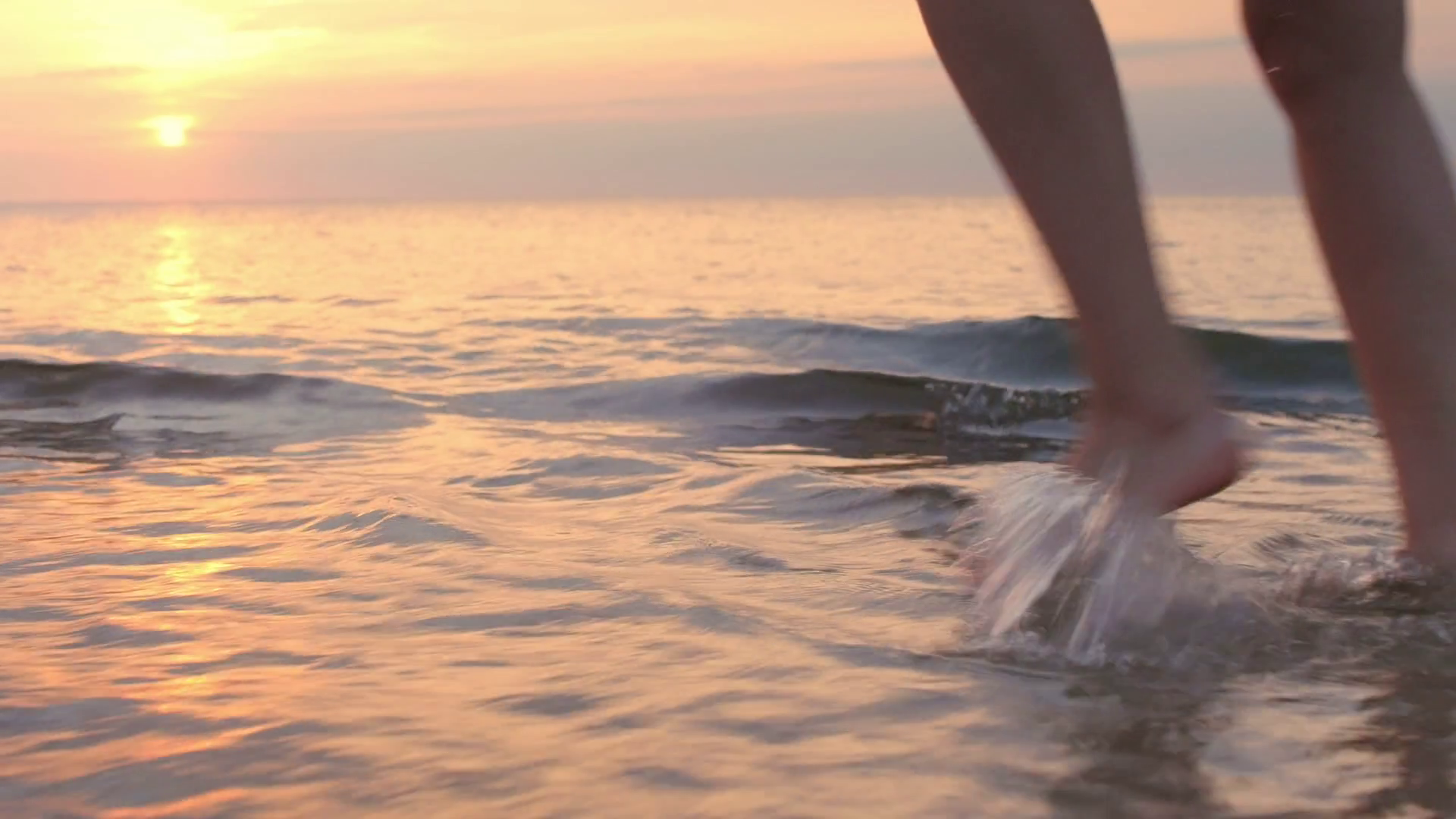 Feet Running On Beach Stock Footage SBV-312662799 - Storyblocks