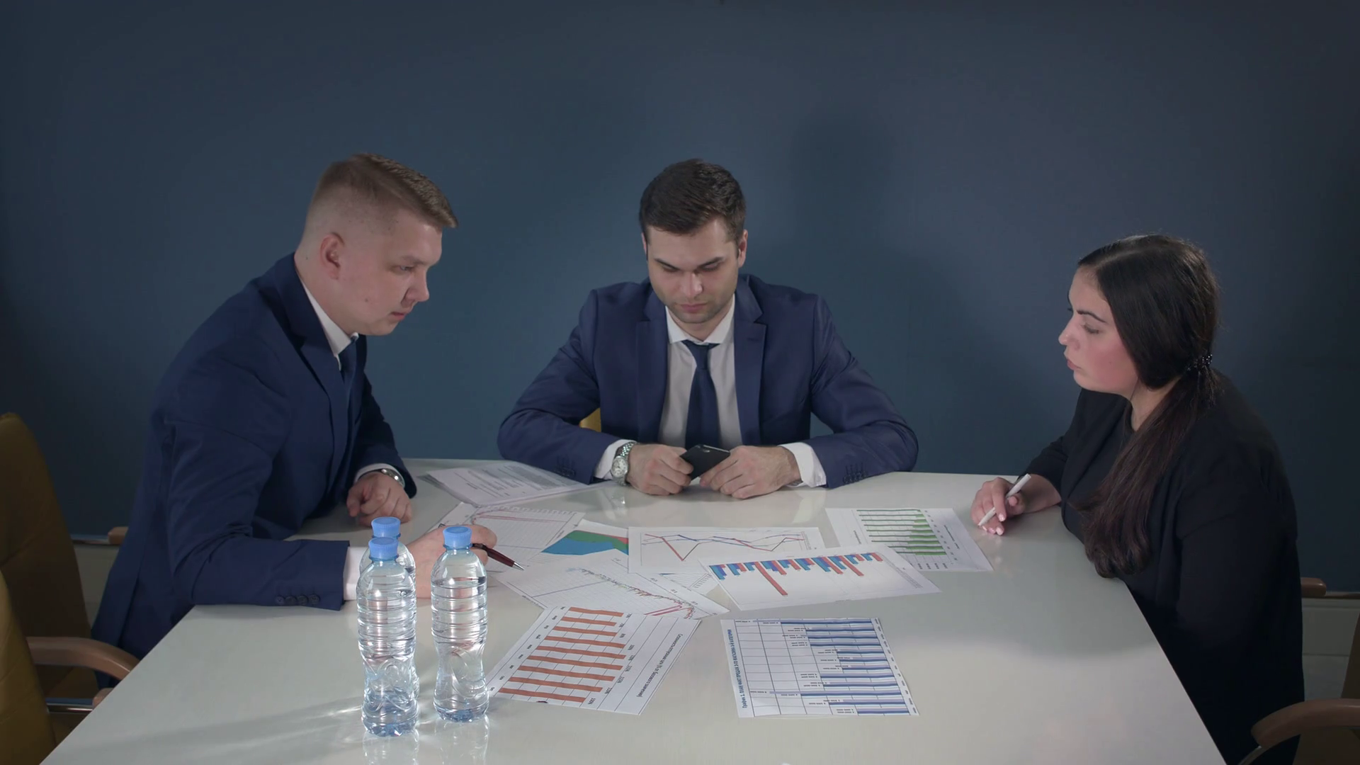 Discussion Of Graphs Statistics Stock Footage SBV-314854563 - Storyblocks
