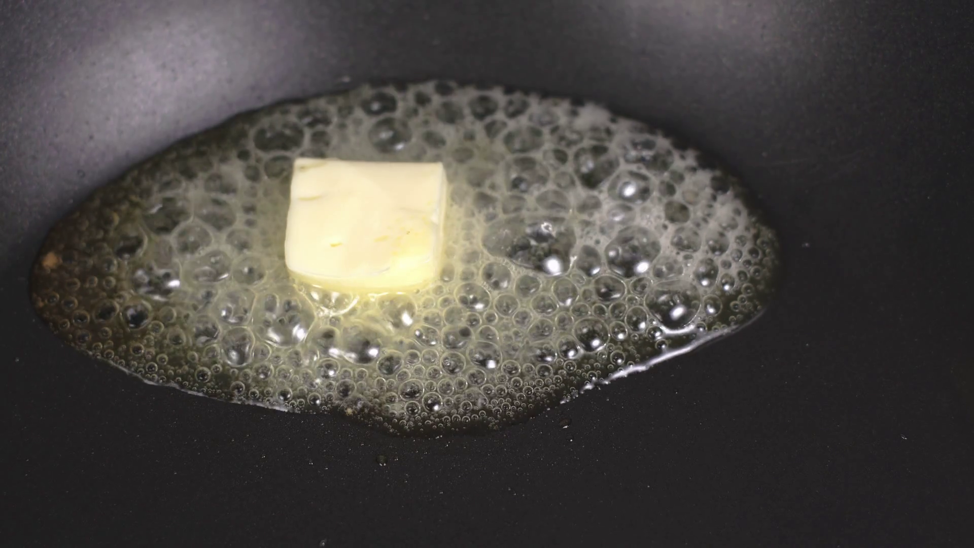 The Oil Melts In Frying Pan Stock Footage SBV-320415120 - Storyblocks