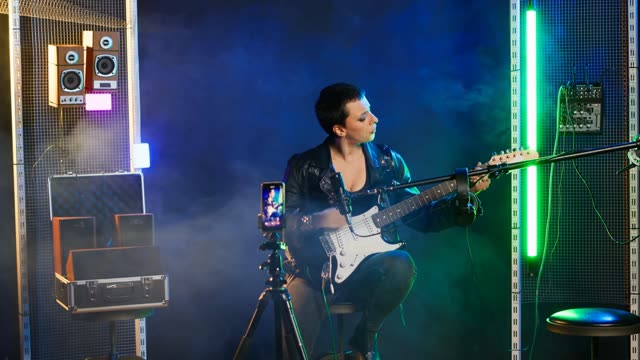 Musician At Work Stock Footage: Royalty-Free Video Clips - Storyblocks