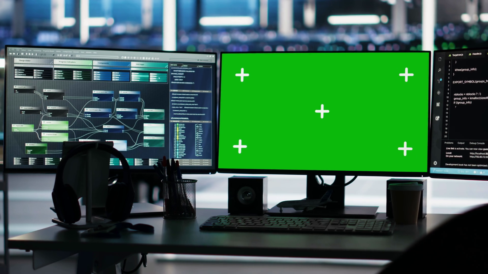 Visual Programming Systems On Green Screen Stock Footage SBV-352065310 - Storyblocks
