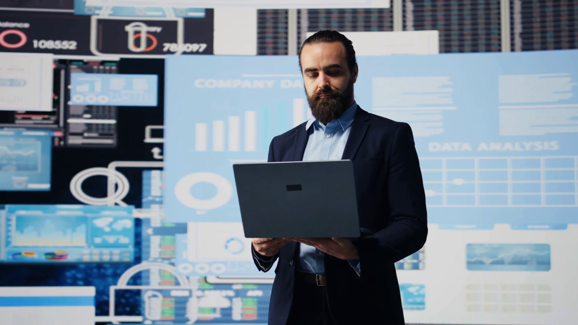 Business Administrator Planning New Strategy Stock Footage SBV ...