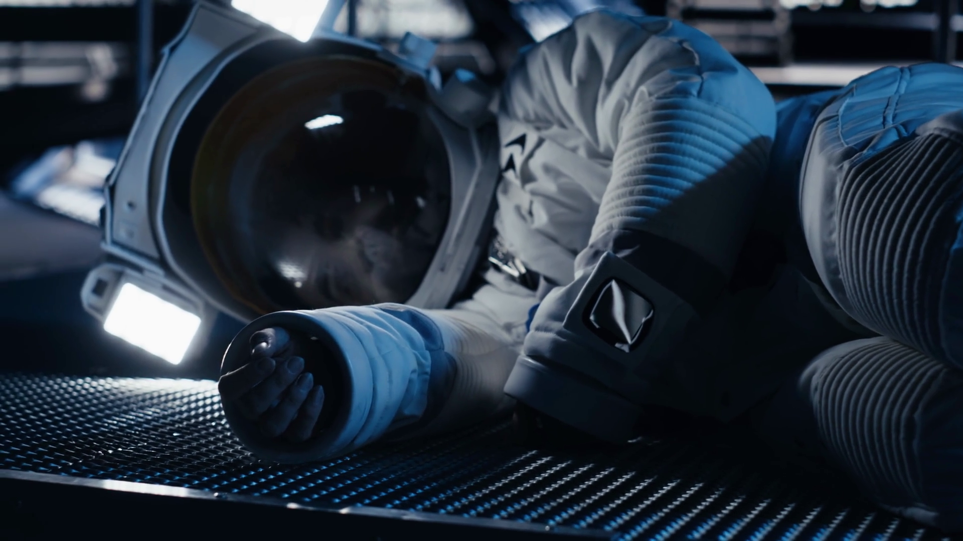 Cosmonaut Collapses From Sudden Illness Stock Footage SBV-352315720 ...