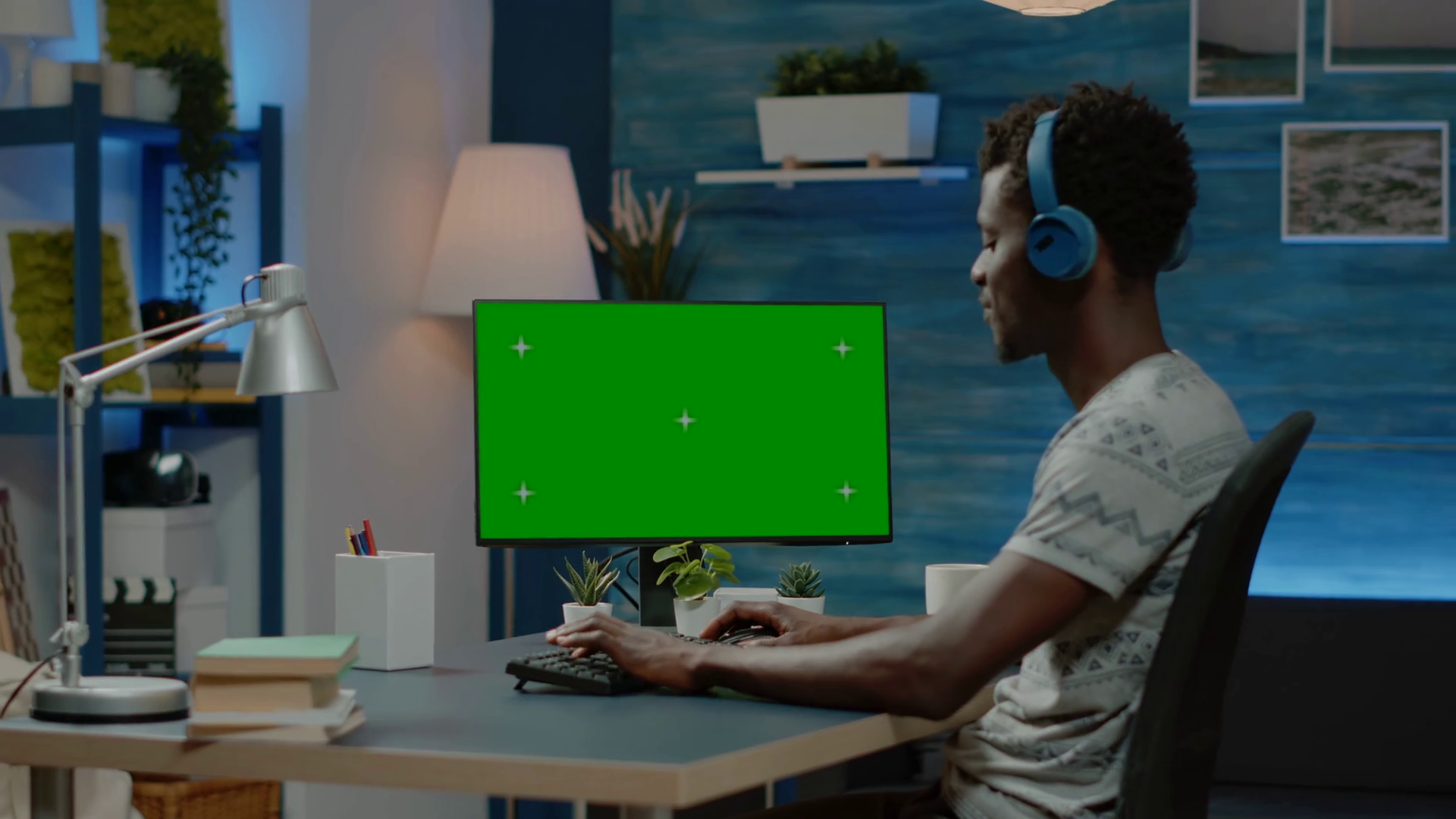 Entrepreneur Working On Computer With Stock Footage SBV-346664455 ...