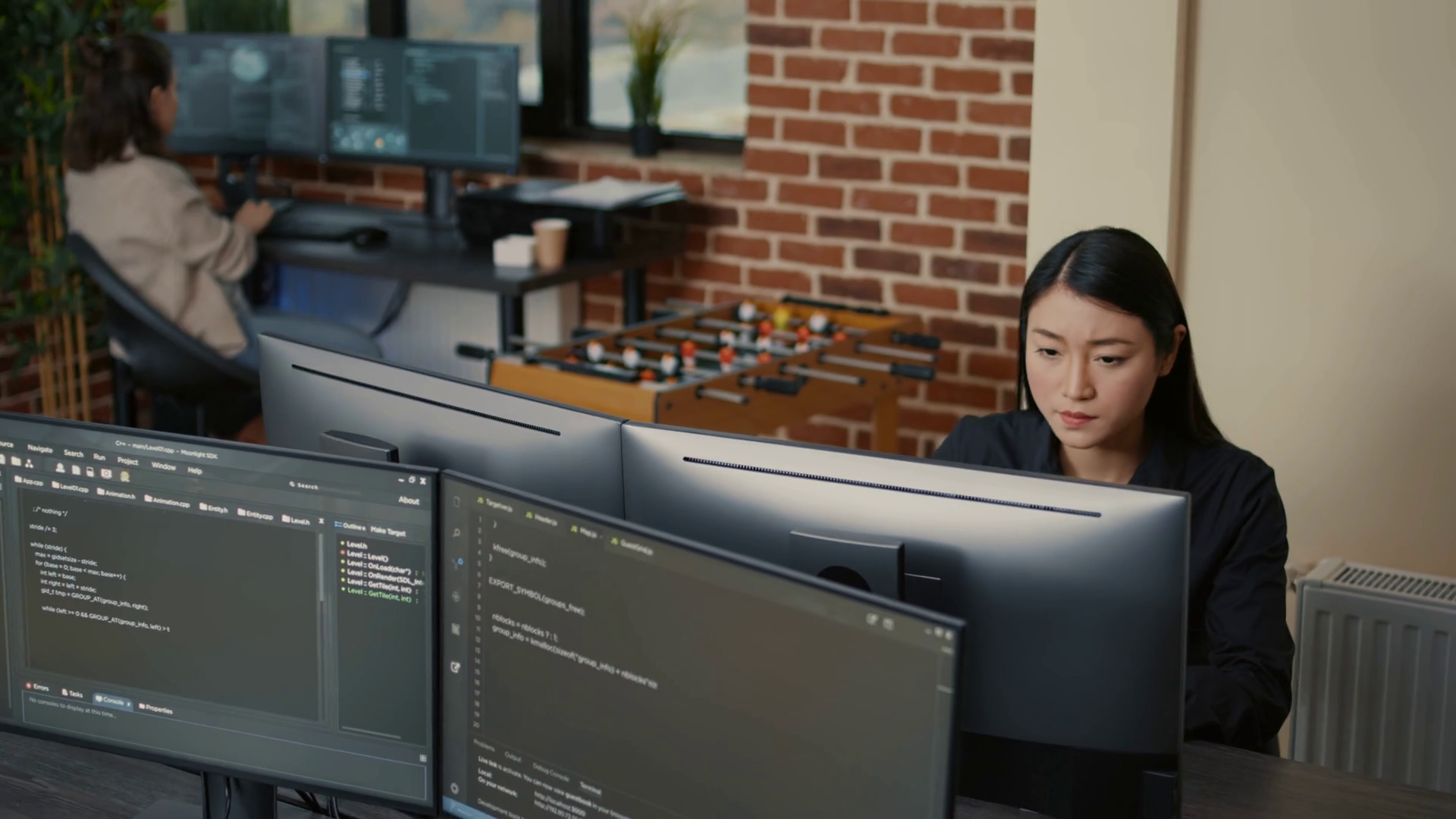 Portrait Of Asian Programer Focused On Stock Footage SBV-346763564 ...