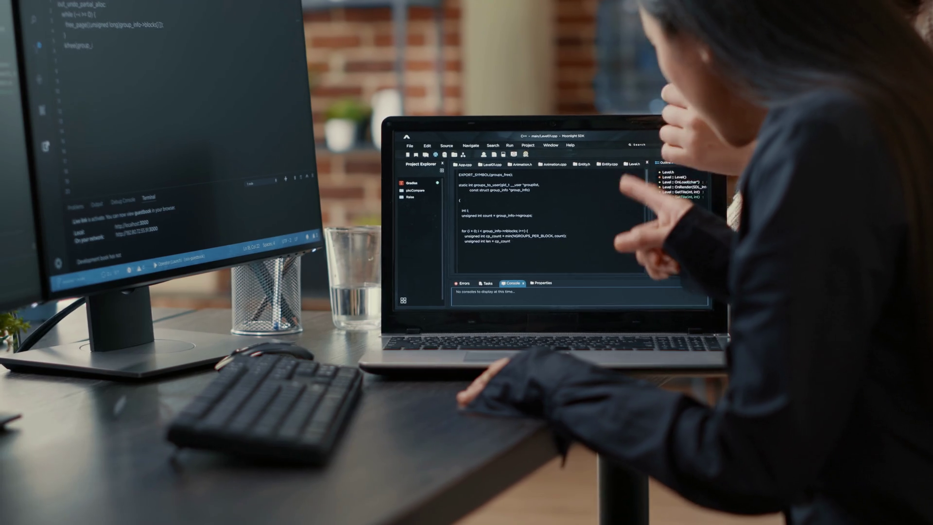 Team Of Programmers Talking About Algorithm Stock Footage Sbv 346763798 Storyblocks