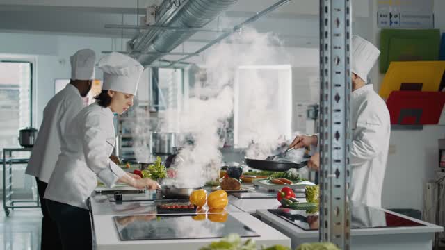 Restaurant Kitchen Stock Footage: Royalty-Free Video Clips - Storyblocks