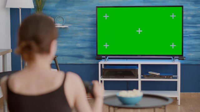 Tv Controller | Green Screen stock footage - Storyblocks