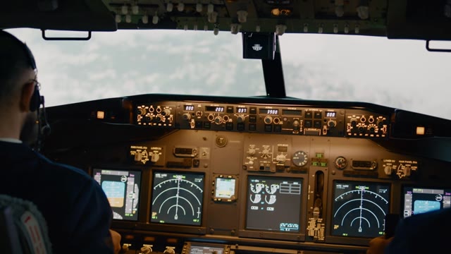 Airplane Pilot Stock Footage: Royalty-Free Video Clips - Storyblocks