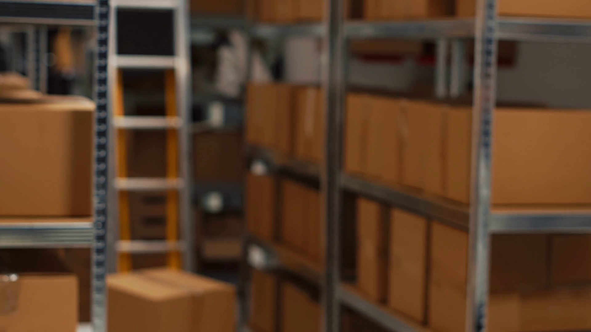 Empty Storehouse With Stock Products To Work Stock Footage SBV ...