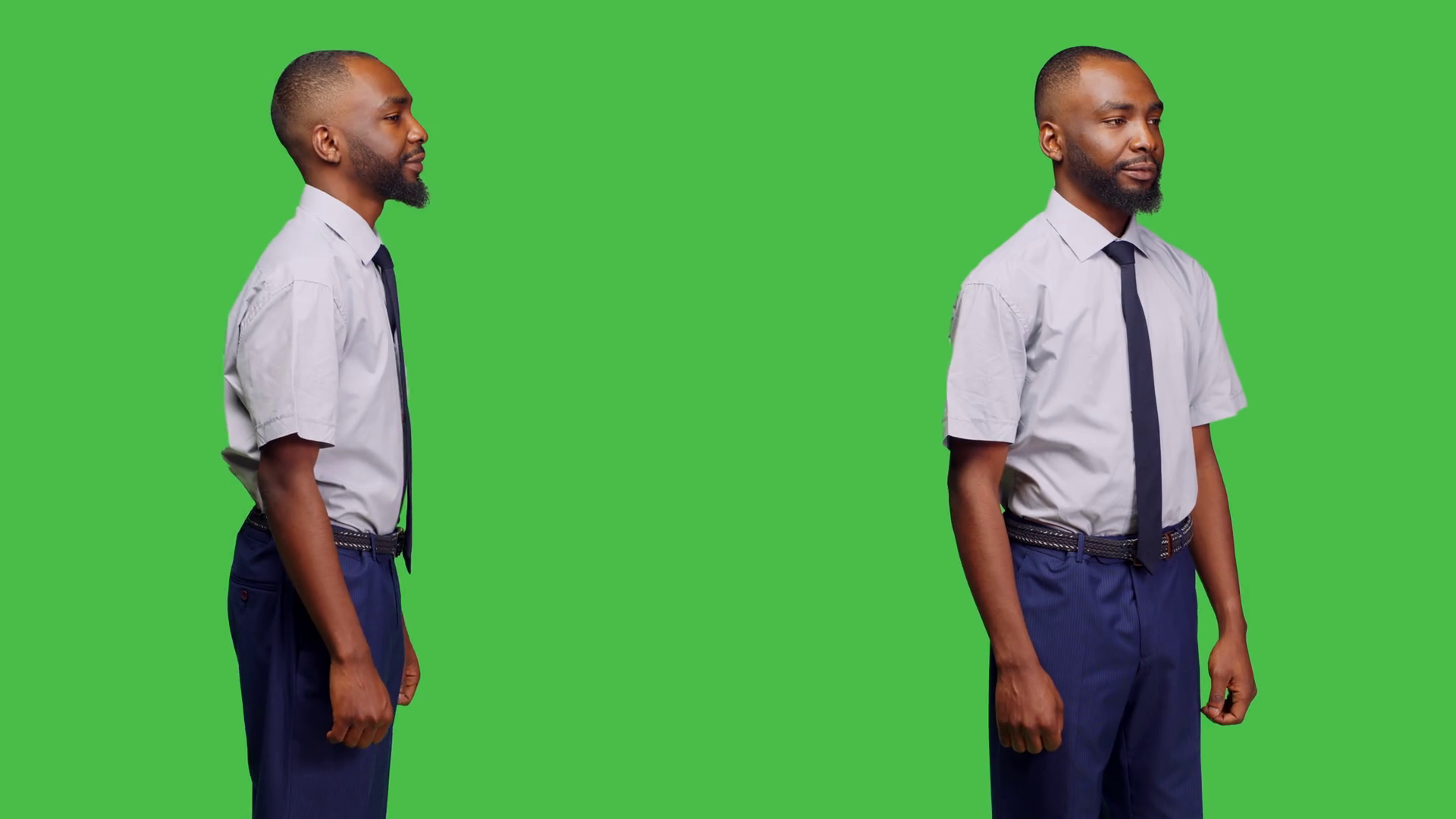 Young Businessman Posing On Greenscreen Stock Footage SBV-347515092 ...