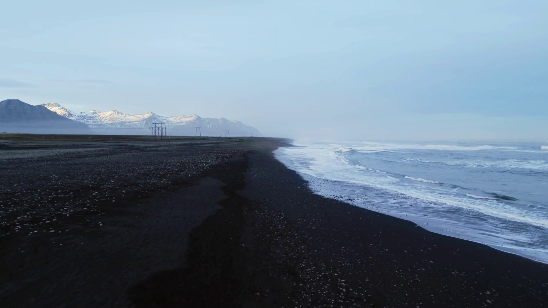 Drone Shot Of Atlantic Ocean Stock Footage SBV-347648483 - Storyblocks
