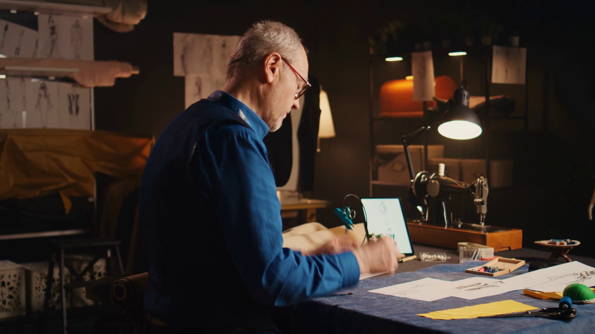 Man Designer Being Under Pressure Feeling Stock Footage SBV-347730886 ...