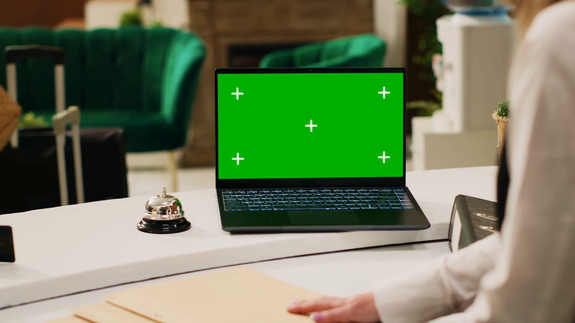 Employee Checking Greenscreen Template Stock Footage SBV-347663180 ...