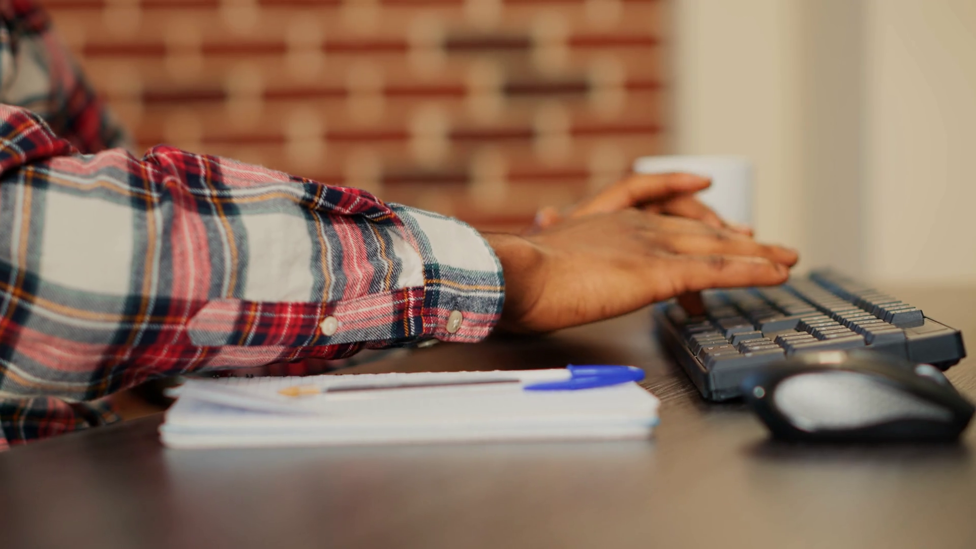 Teleworker Staying At Home Doing Tasks Stock Footage SBV-347686496 ...