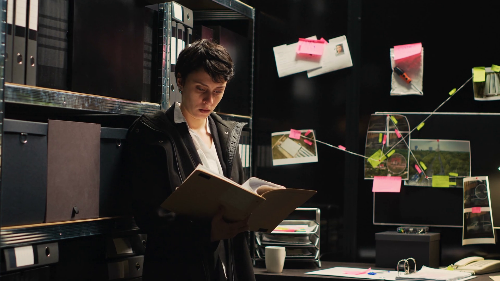 Detective Conducting Crime Investigation Stock Footage SBV-347741489 ...