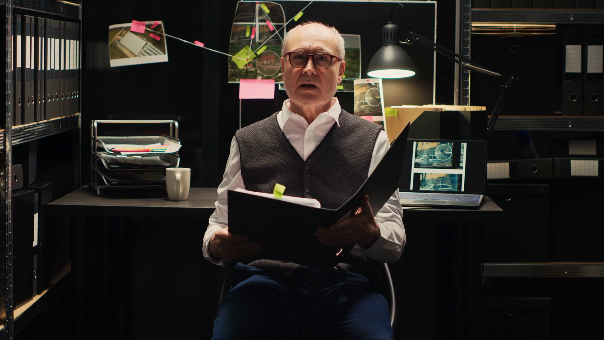 Experienced Officer Using Videocall In Stock Footage SBV-347715339 ...