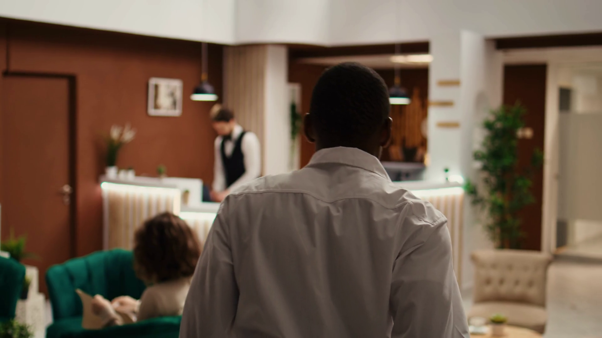 Professional Friendly Receptionist Team Stock Footage SBV-347742580 - Storyblocks