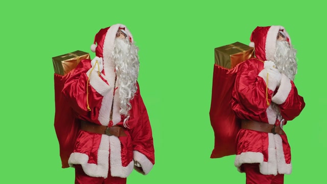 Santa Sleigh Green Screen Stock Footage: Royalty-Free Video Clips ...
