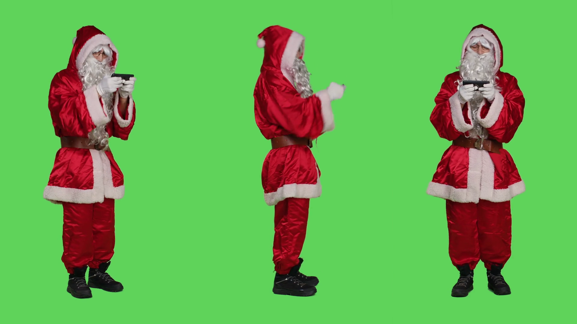 Santa Claus Having Fun With Videogames Stock Footage SBV-347777250 ...