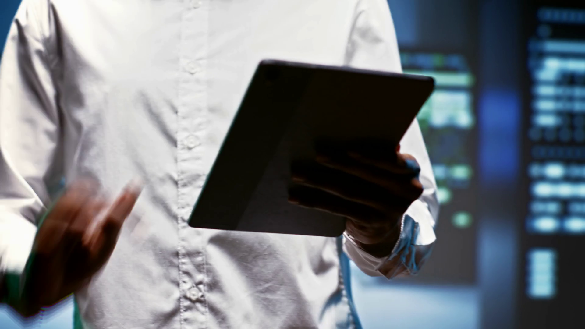 Close Up Shot Of Expert Troubleshooting Stock Footage SBV-347793826 ...