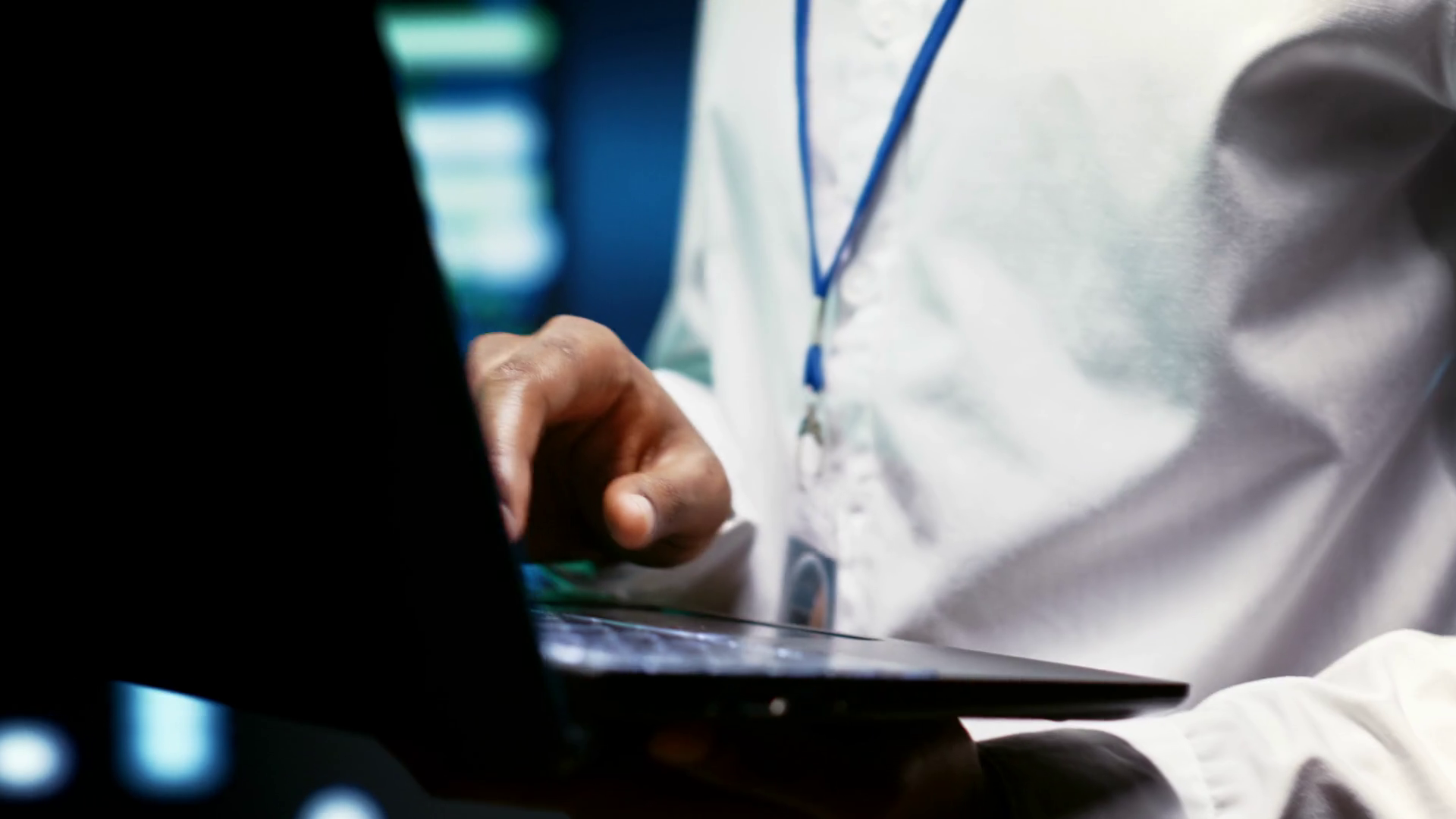 Computer Scientist Setting Up Server Room Stock Footage SBV-347808641 - Storyblocks