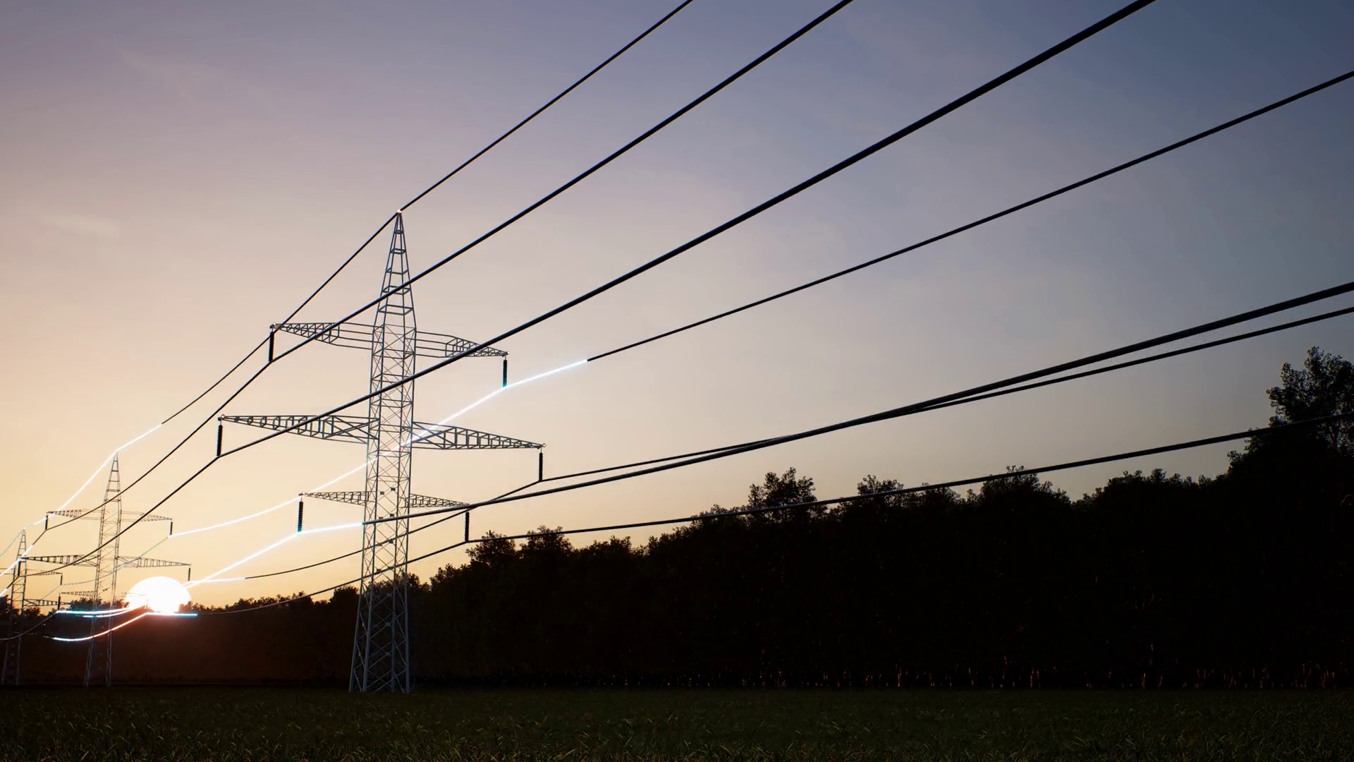 Visualization Of Energy Stream Travelling Stock Footage SBV-347829127 ...