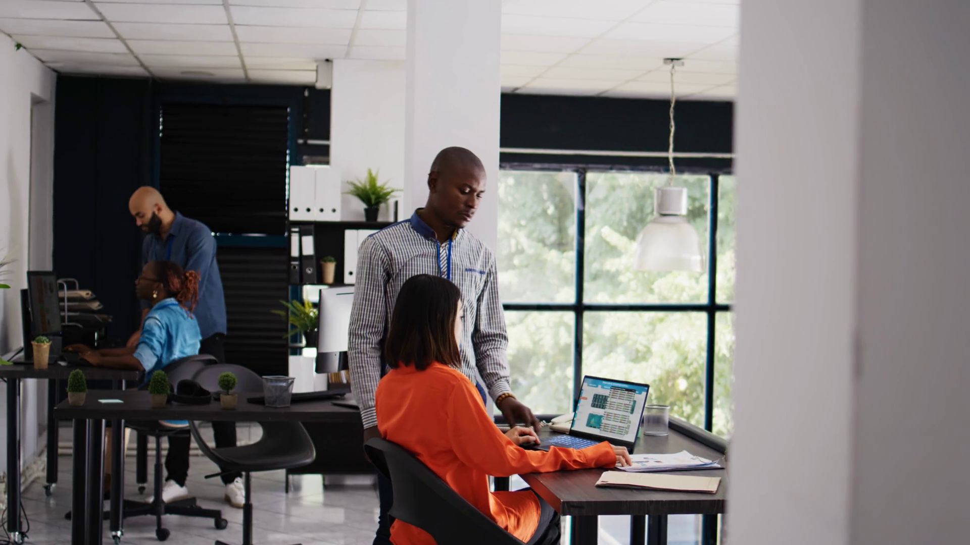 Employee Stuck On Project Assignment Unsure Stock Footage SBV-347808125 ...