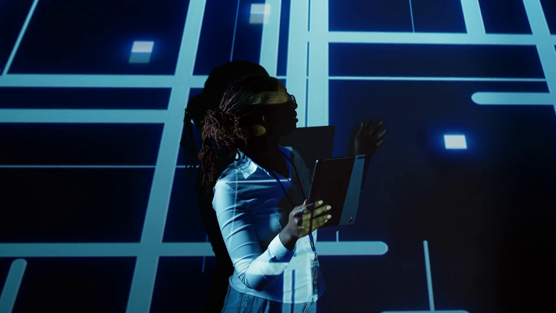 Computer Scientist Programming In Ai Server Stock Footage SBV-348518516 ...