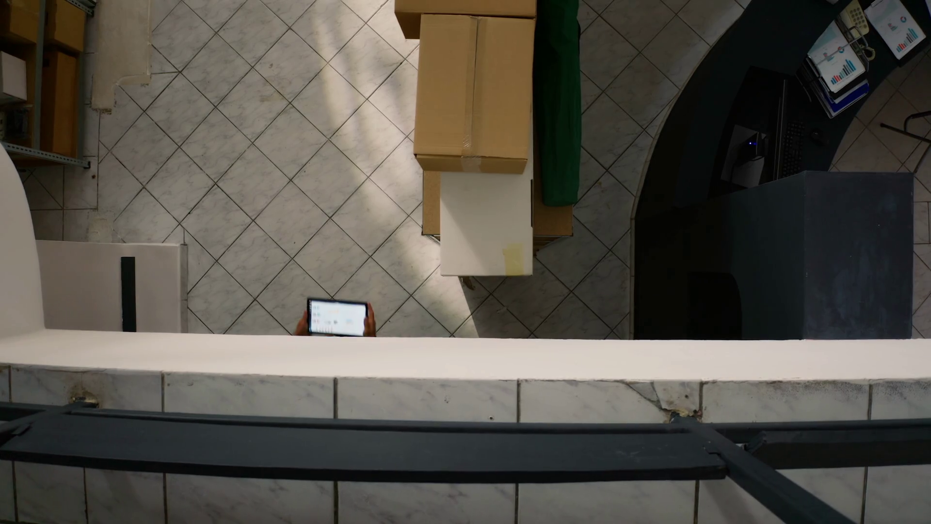 Top Down View Of Warehouse Logistics Stock Footage SBV-348494624 ...