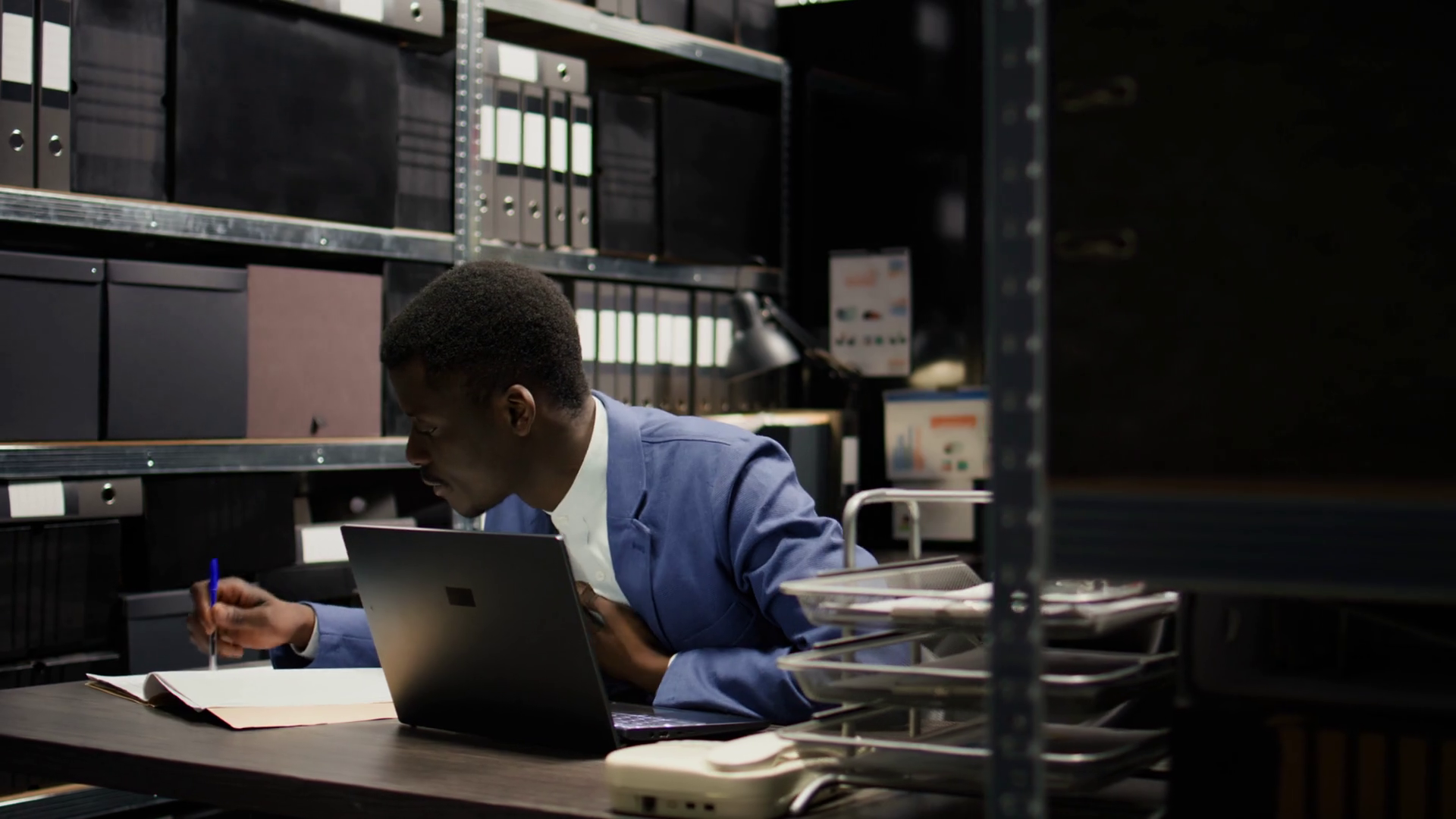 African American Private Investigator Stock Footage SBV-348542981 ...