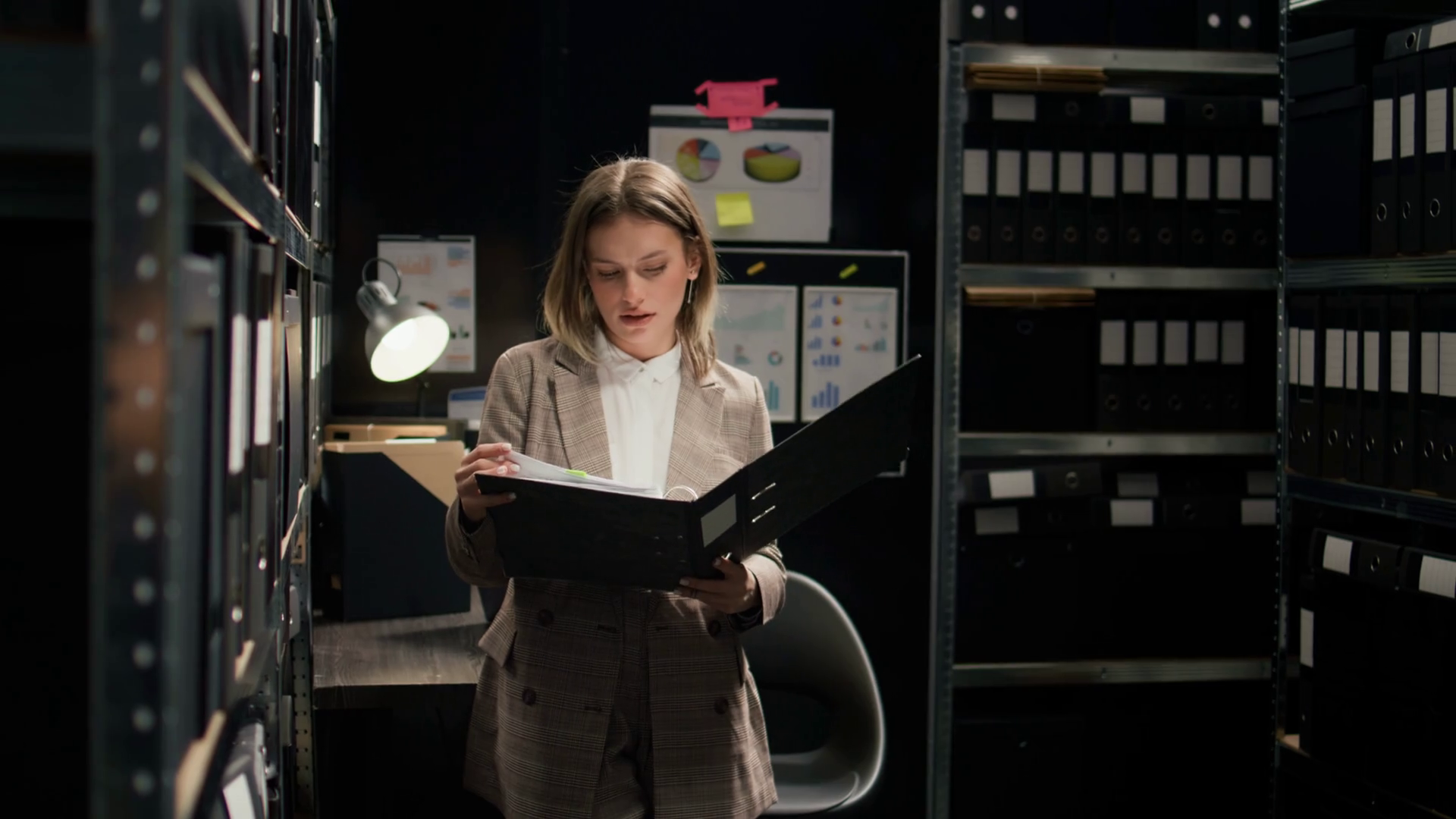 In Workplace Confident Caucasian Detective Stock Footage SBV-348499635 ...