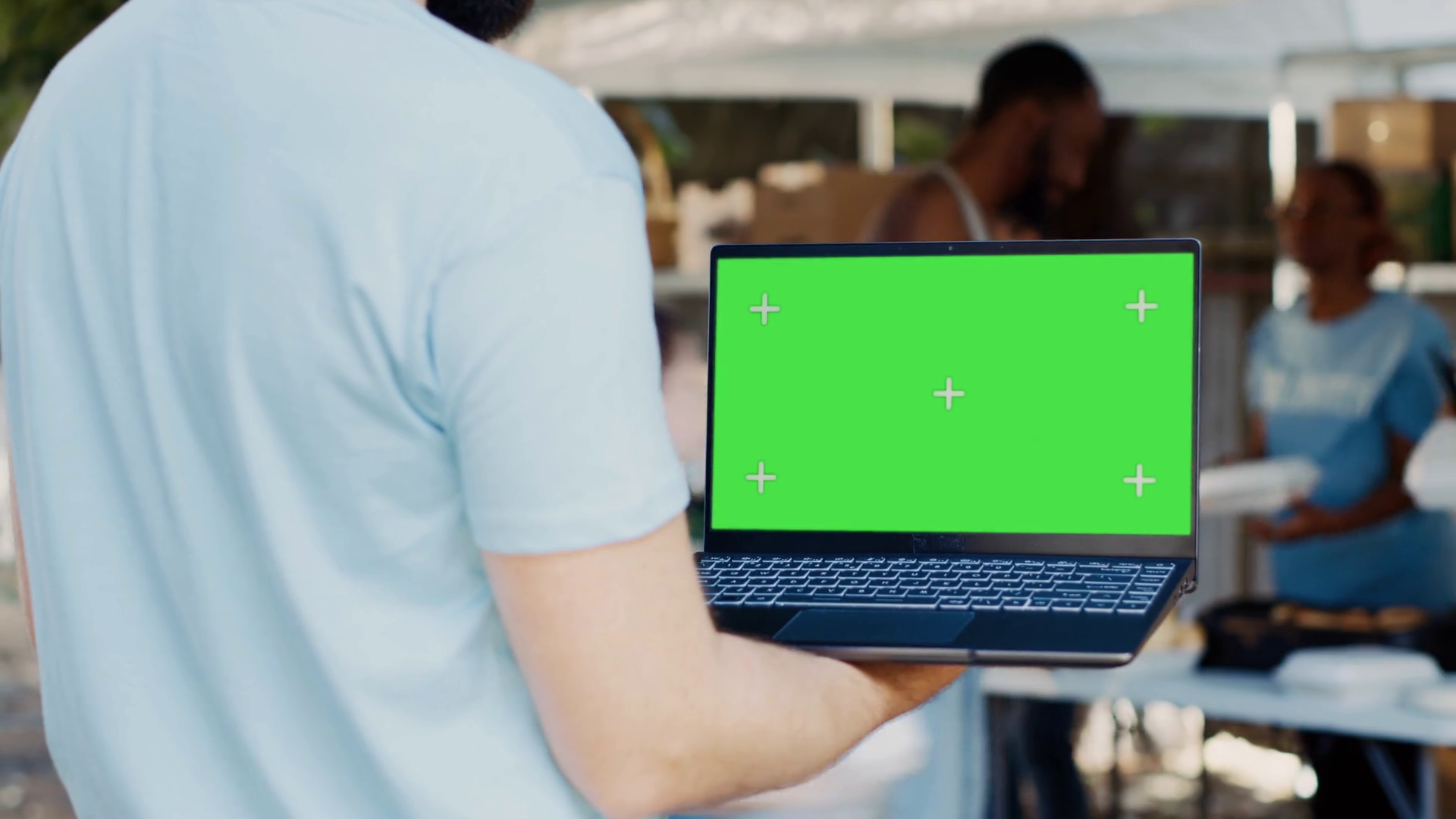 Caucasian Man Shown In Close-up Holding Stock Footage SBV-348539159 ...