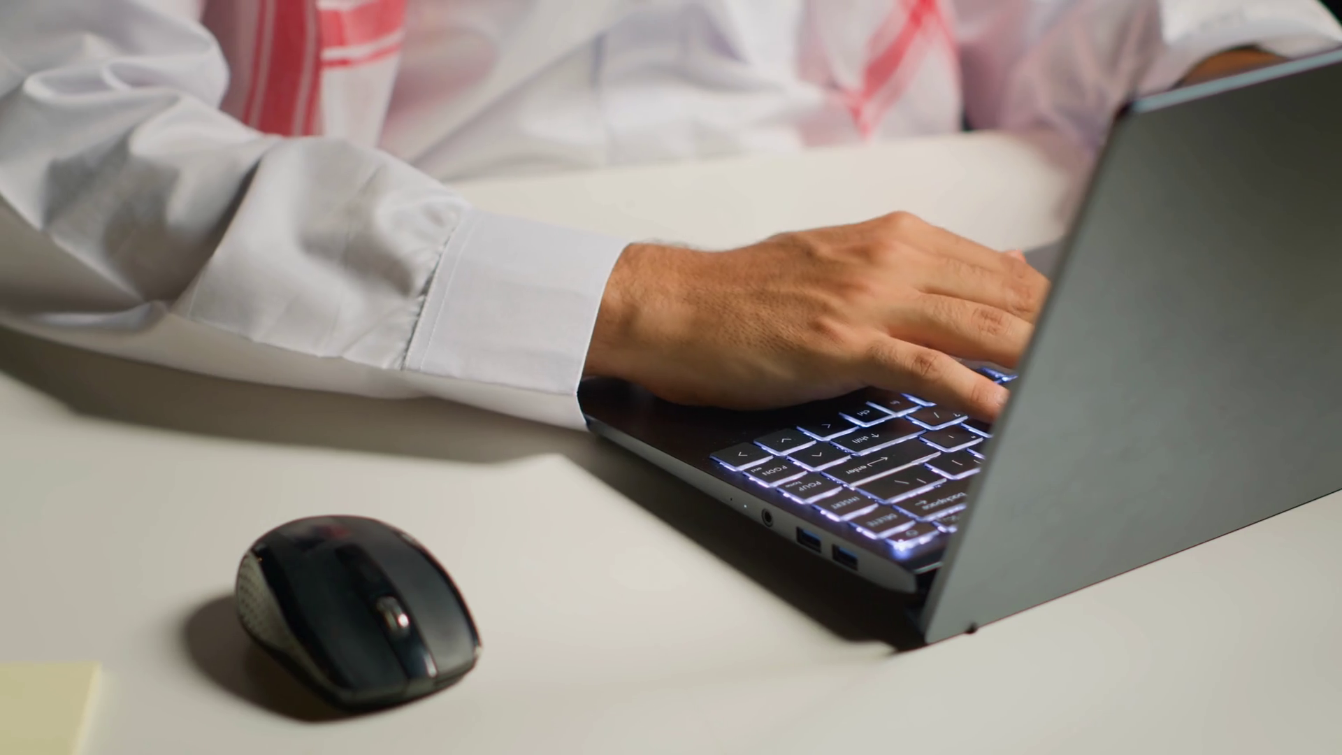 Close Up Shot Of Businessman Using Laptop Stock Footage SBV-348678865 ...
