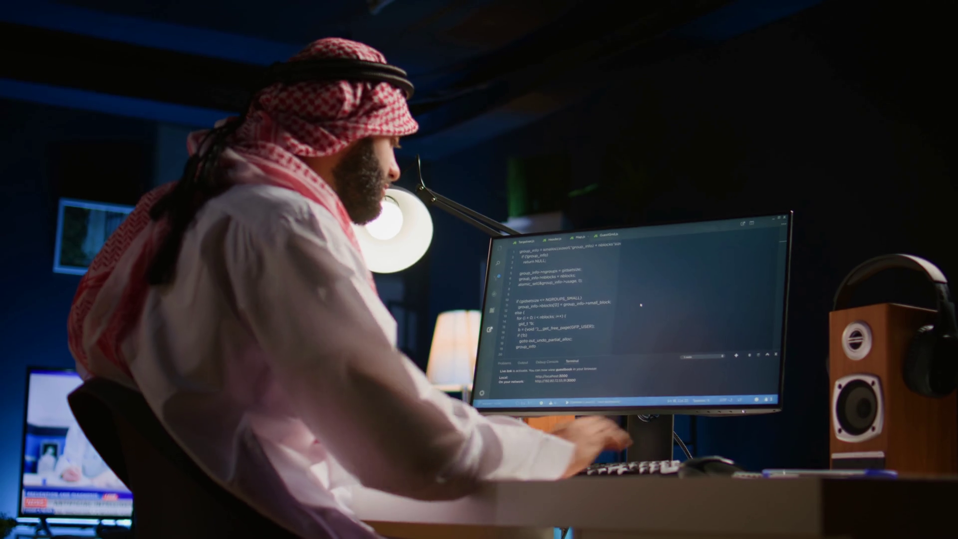 Developer Typing On Keyboard Updating Stock Footage SBV-348623110 ... Developer Typing On Keyboard Updating Stock Footage SBV-348623110 ...