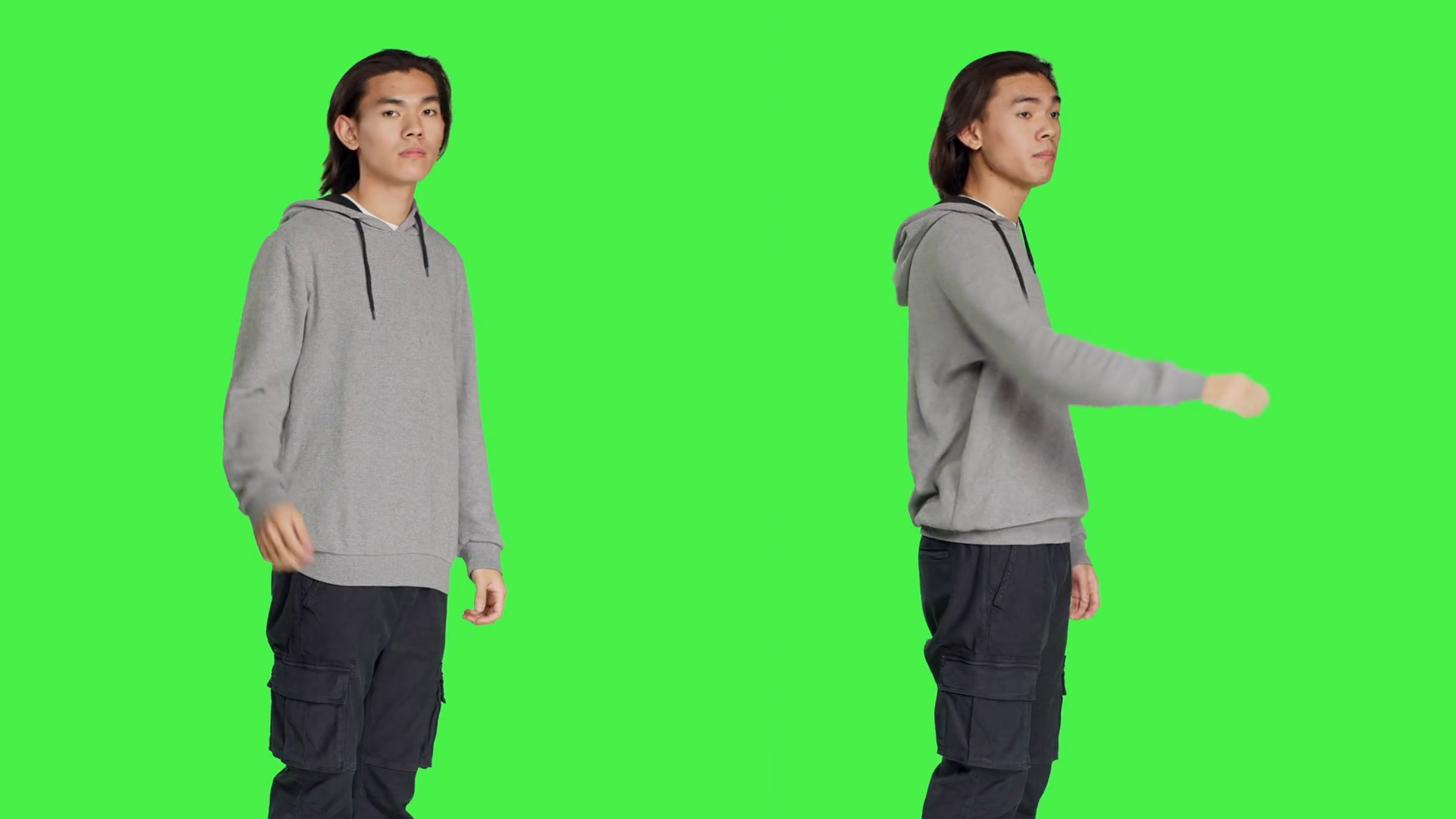 Adult Showing Left Right Directions In Stock Footage SBV-348723187 ...