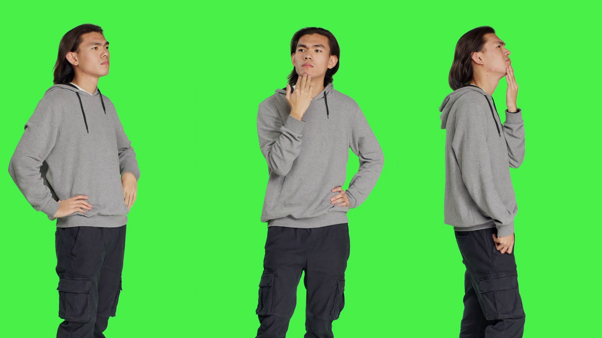 Asian Man Questioning Perspective Standing Stock Footage SBV-348691539 ...