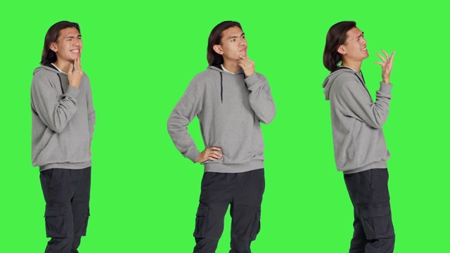 Male Model Green Screen Stock Footage: Royalty-Free Video Clips ...