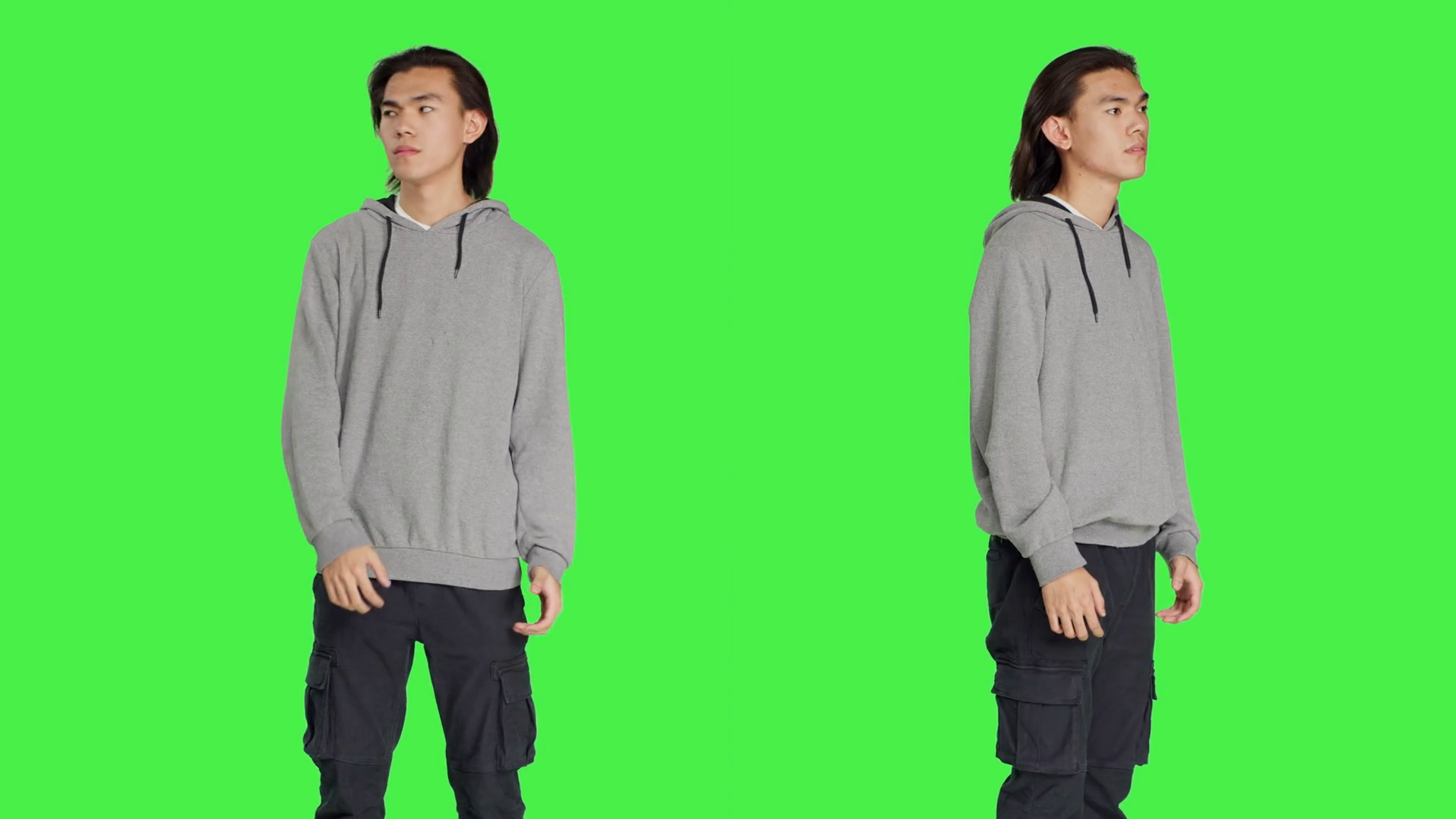 Male Model Pretending To Push Aside Stock Footage SBV-348691224 ...