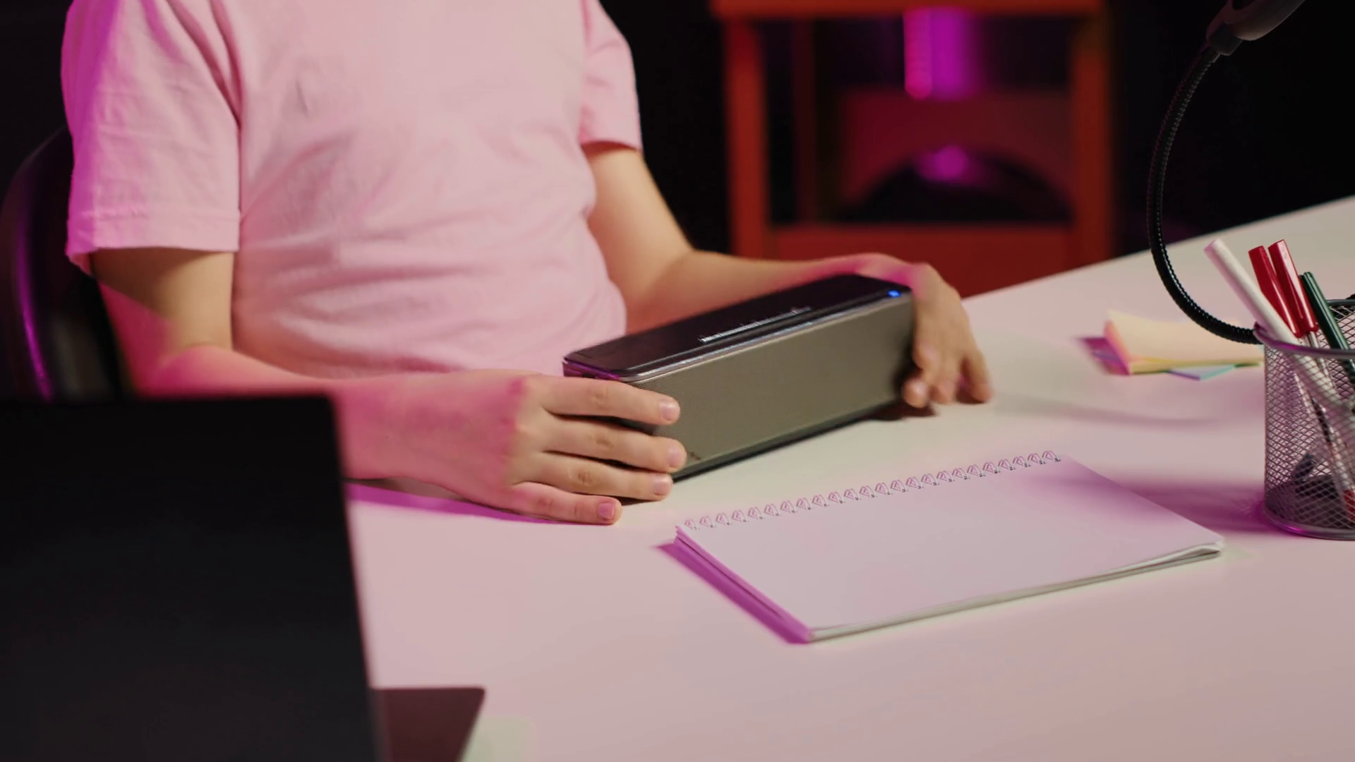 Young Kid Entertainer Doing Technology Stock Footage SBV-348649820 - Storyblocks