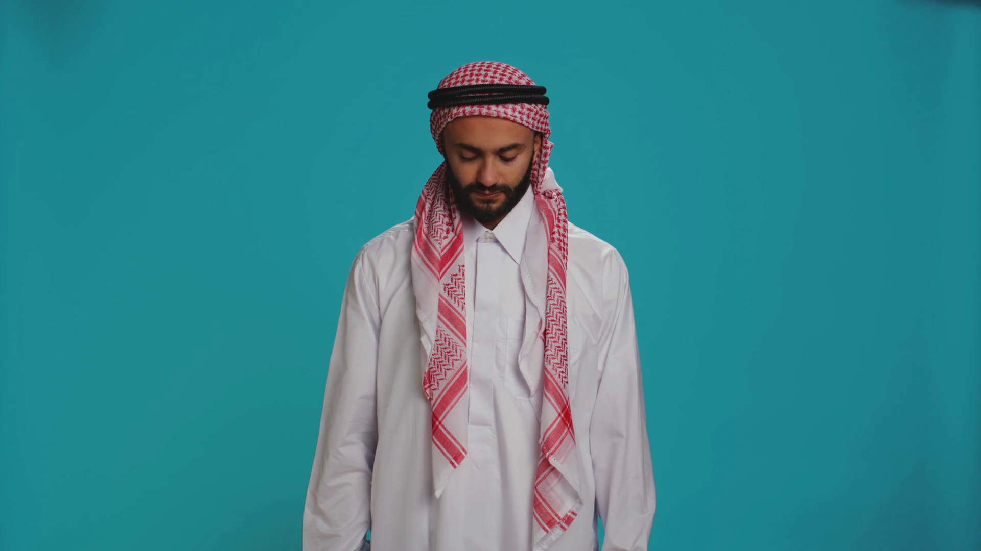 Arab Person Says Yes Nodding On Camera Stock Footage SBV-348767159 ...