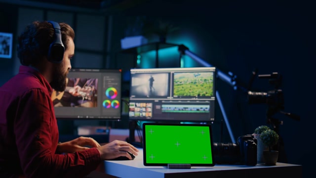 Pc Greenscreen Stock Footage: Royalty-Free Video Clips - Storyblocks