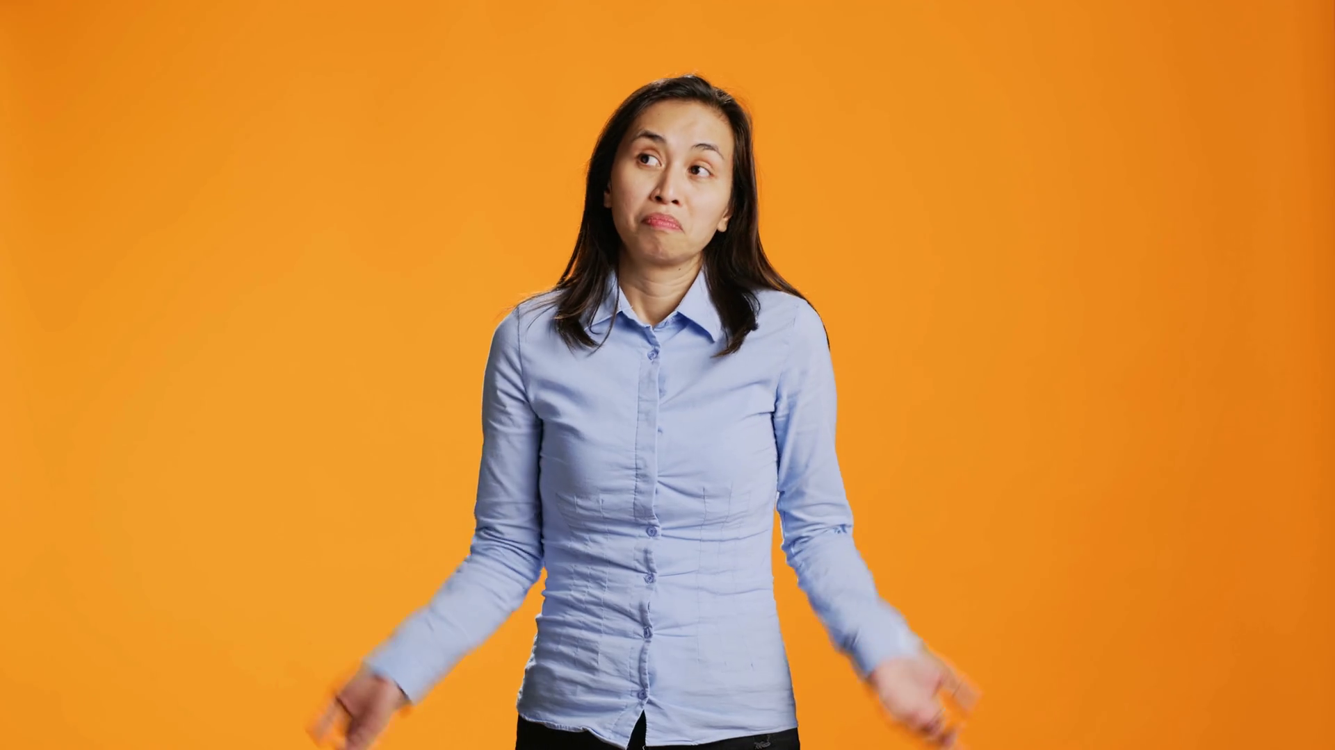 Clueless Person Raising Shoulders On Camera Stock Footage SBV-348709353 ...